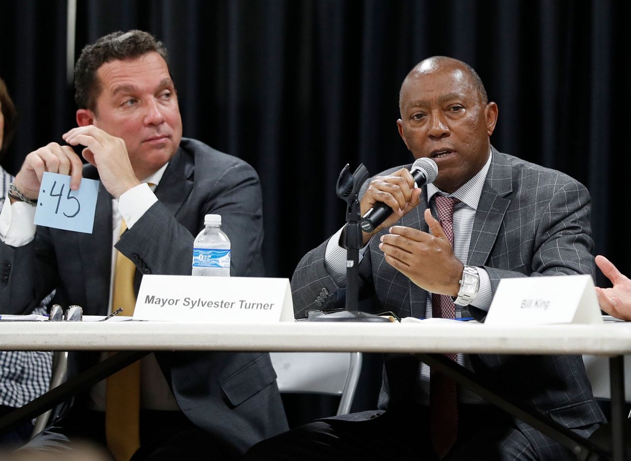 Houston mayor's race: crime, flooding, Trump are all issues