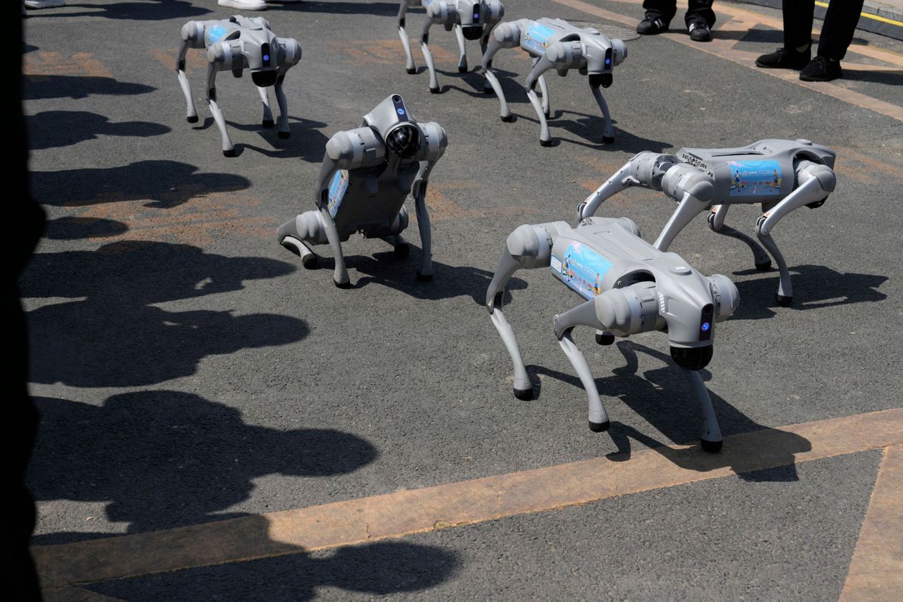 No sweat: Humanoid robots run a Chinese half-marathon alongside flesh ...