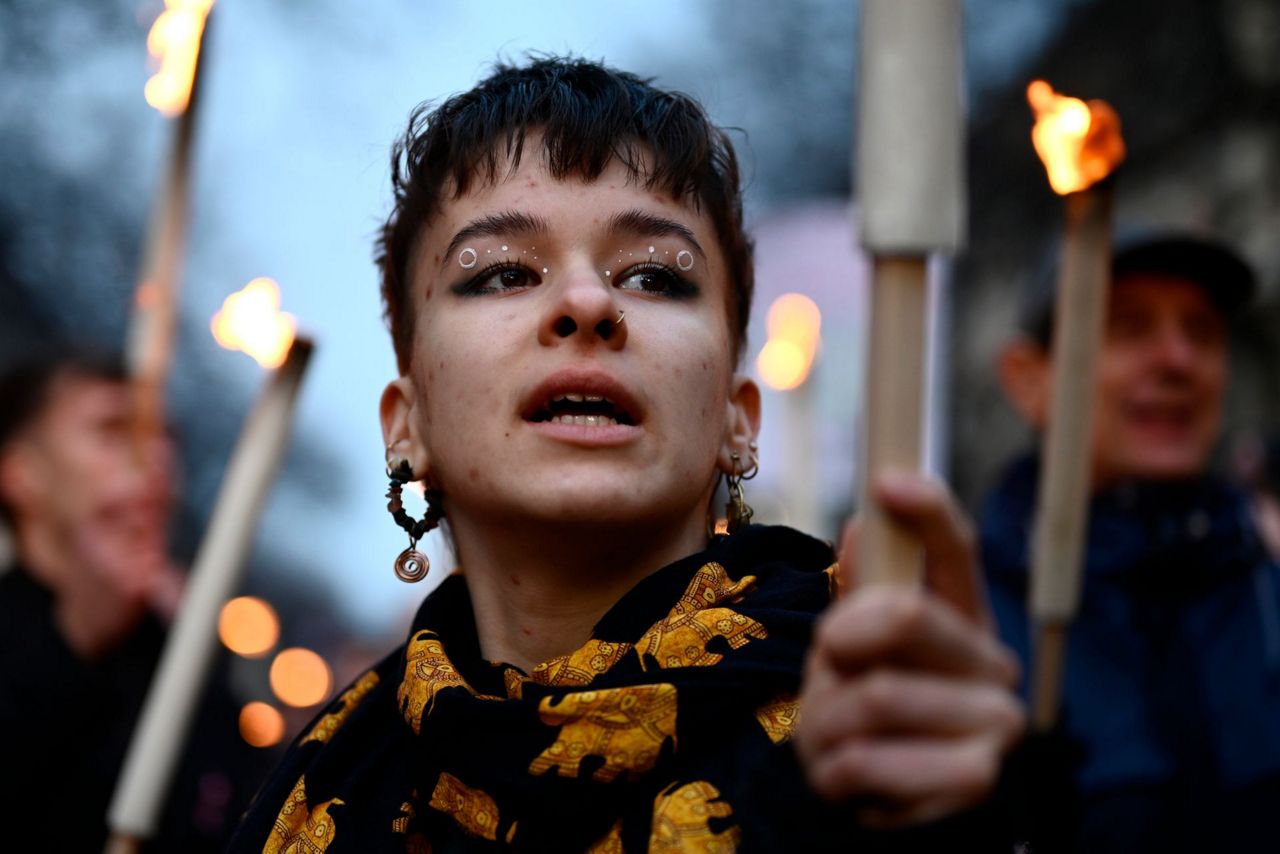 Students call for education reform in Hungary protest march