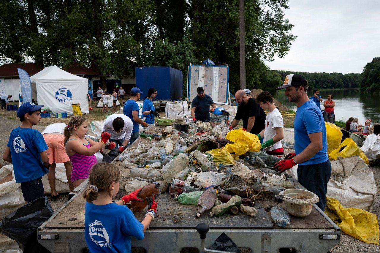 Volunteers head off plastic waste crisis by removing tons of rubbish ...