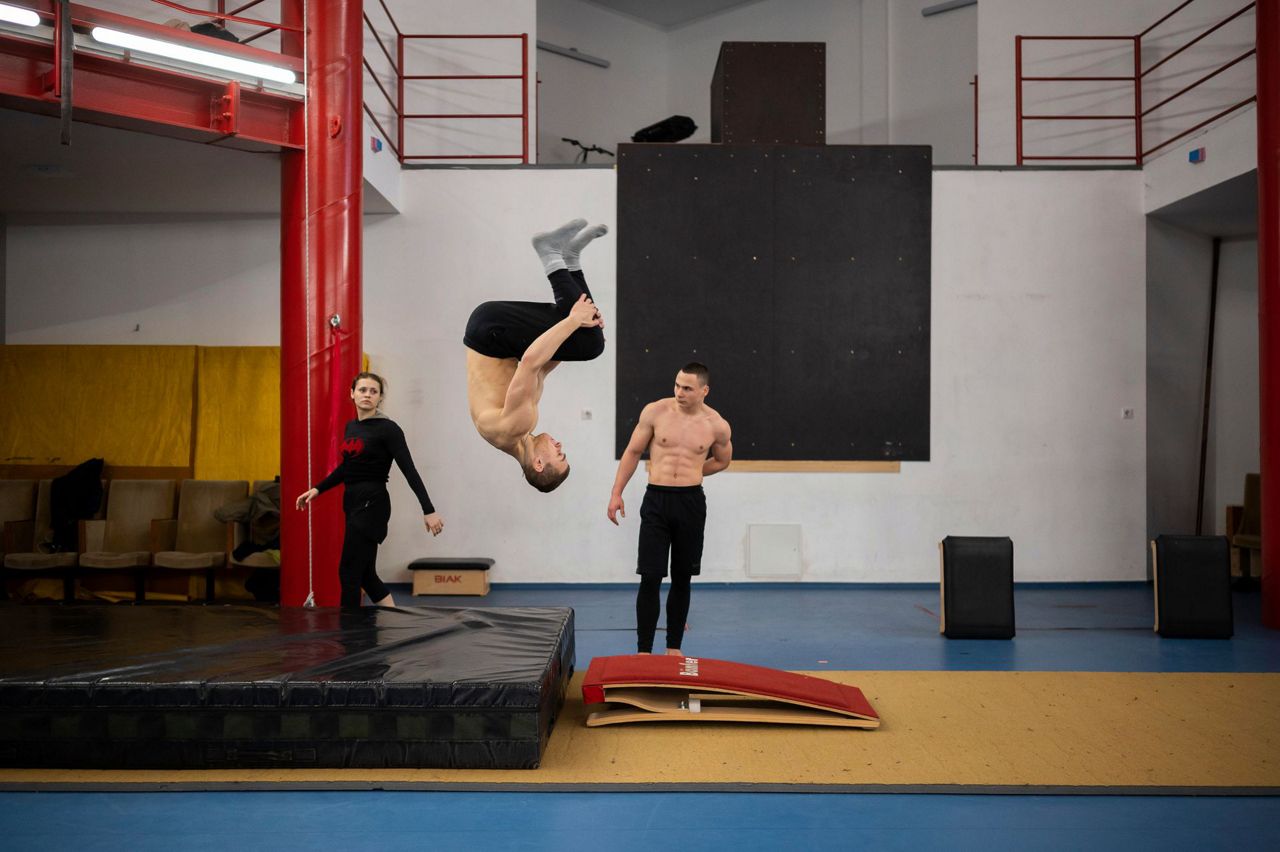 For Ukrainian circus performers, future still up in the air