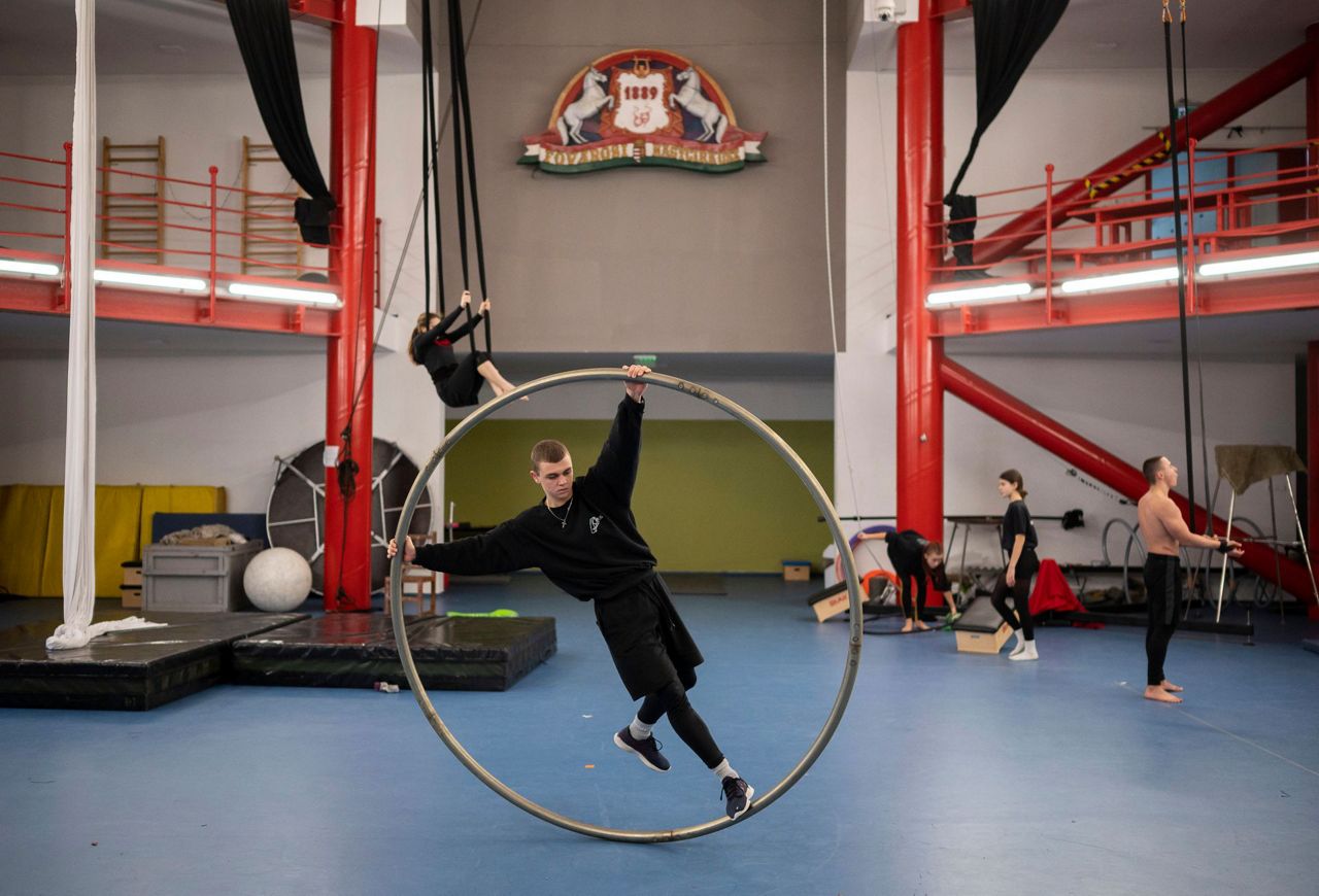 For Ukrainian circus performers, future still up in the air