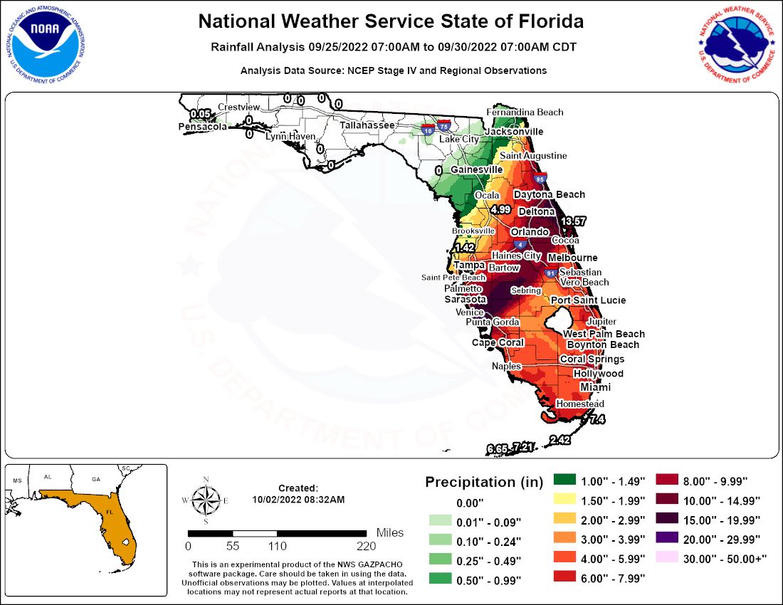 New report updates Hurricane Ian's weather impacts Florida