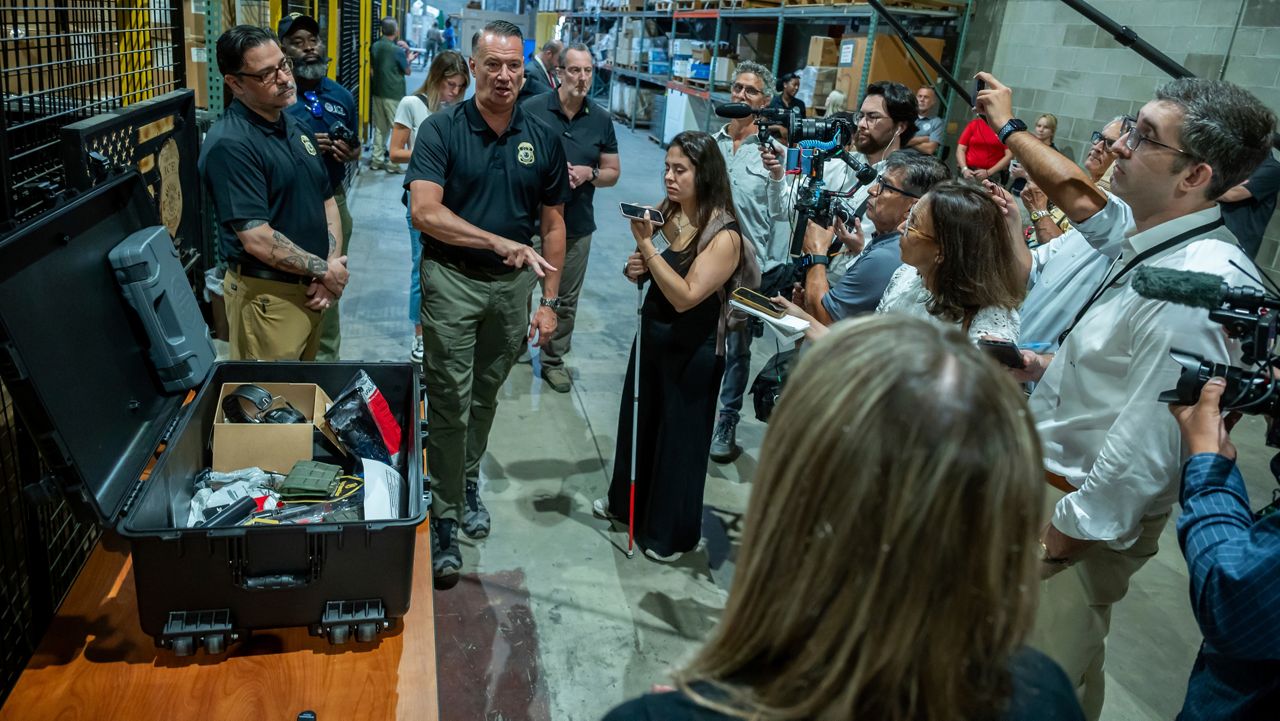 Inside the facility where ICE is training recruits