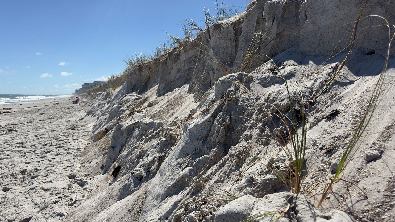 Recent storms cause erosion on Brevard County beaches