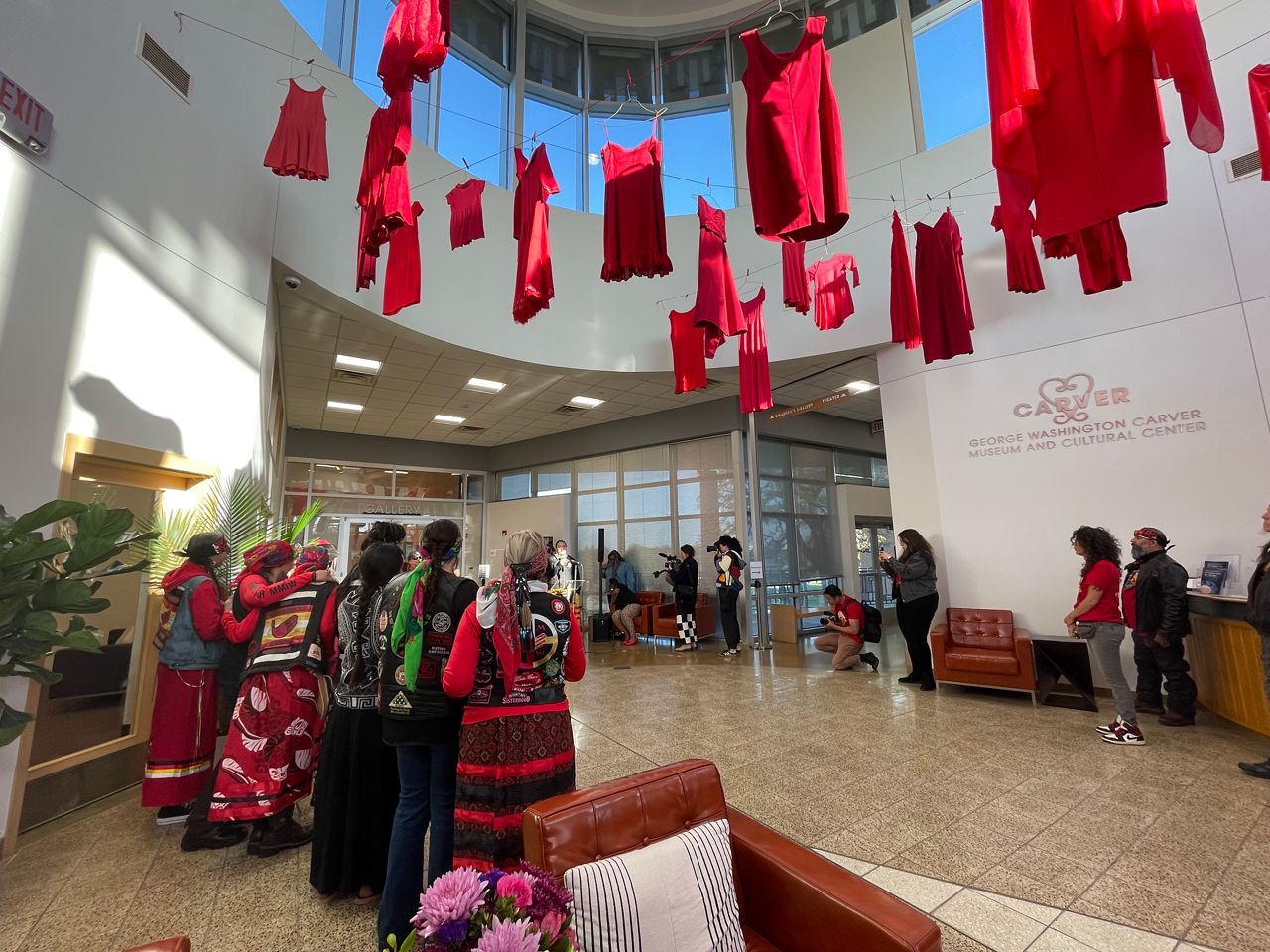 Red Dress Exhibition in Austin illuminates a national crisis