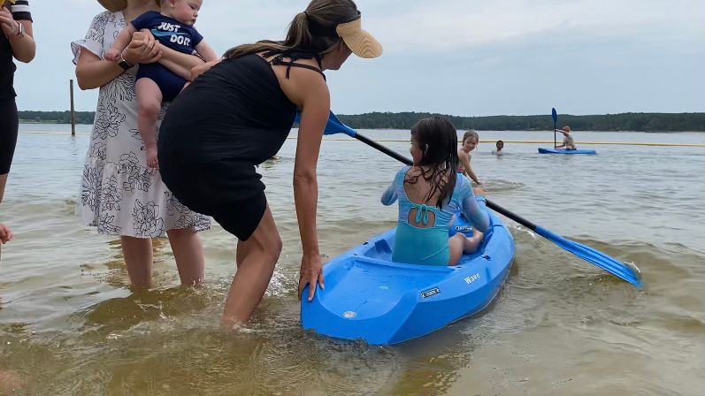 Toxic algae bloom at Jordan Lake