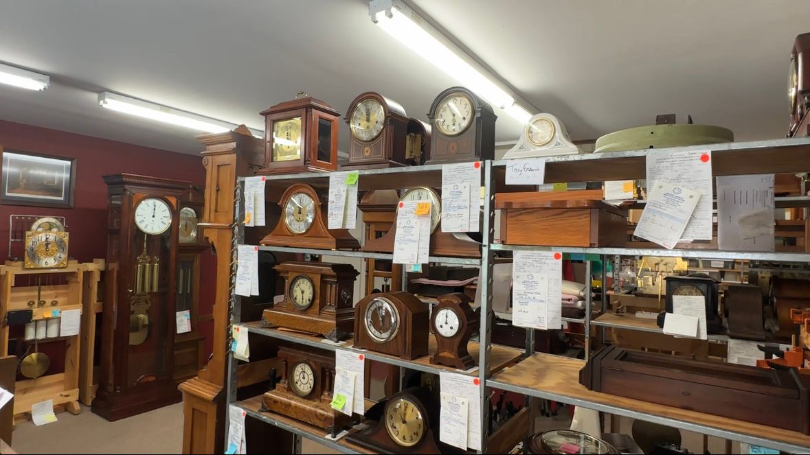 A father son duo preserves the art of clockmaking