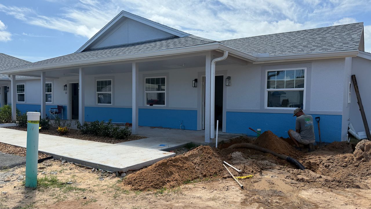 Clermont transitional housing construction is wrapping up