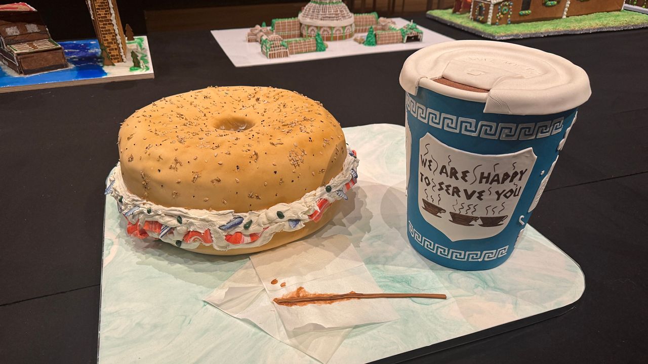 NYC landmarks recreated in gingerbread