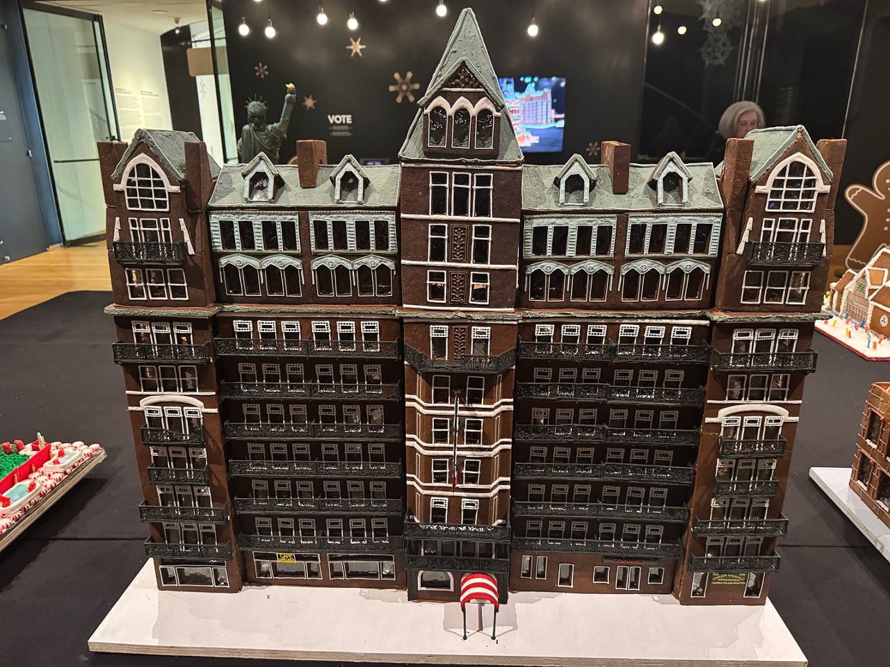 NYC landmarks recreated in gingerbread