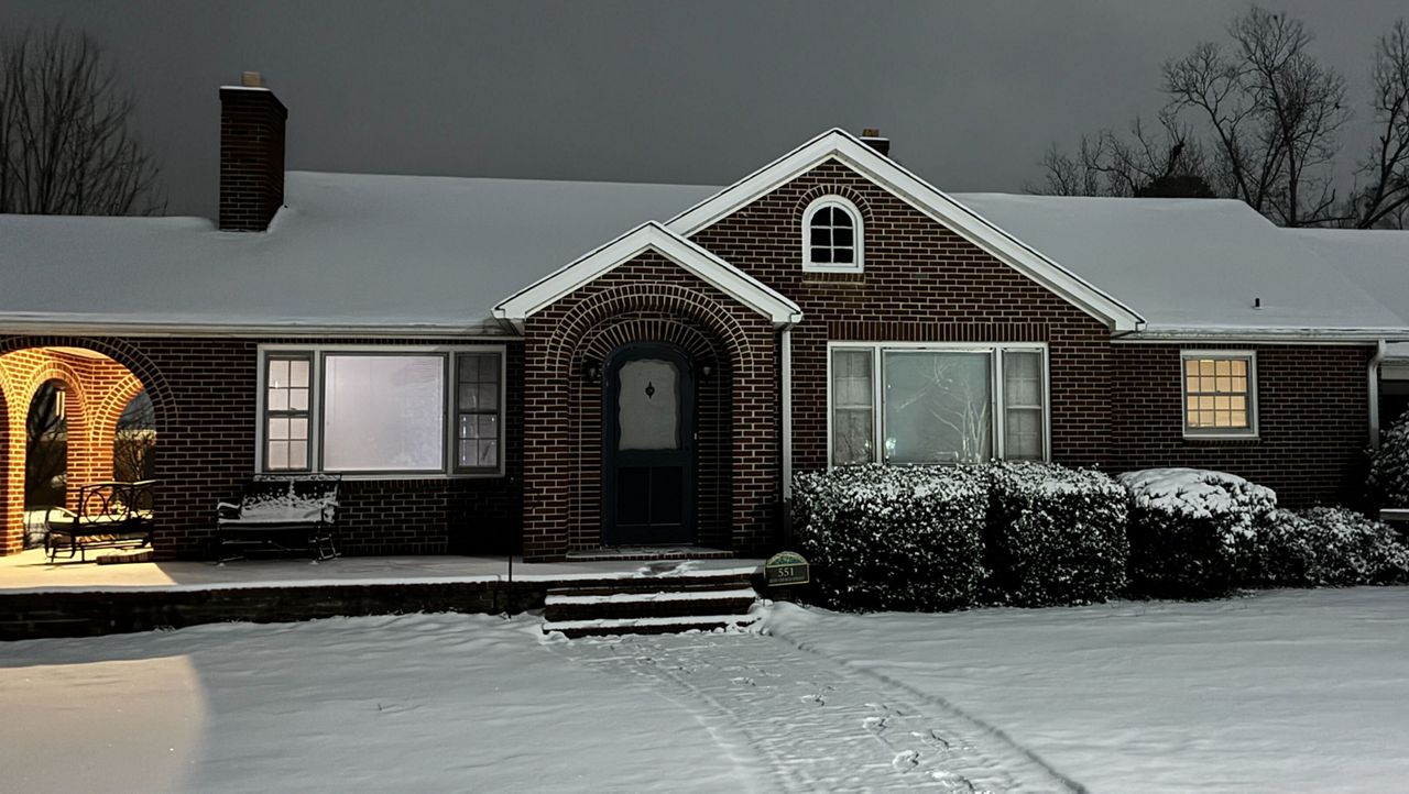 Snowfall reports from weekend snow storm in South Carolina