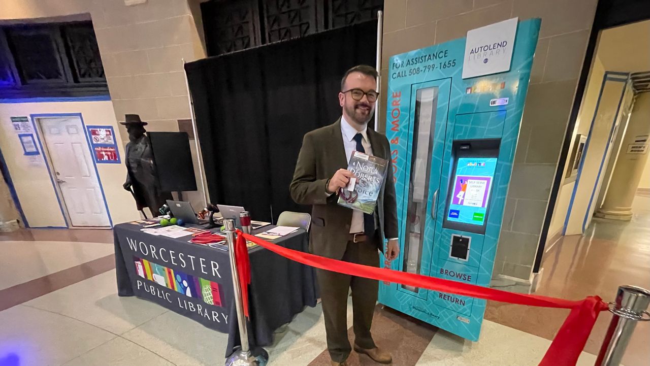 Worcester unveils new library vending machine