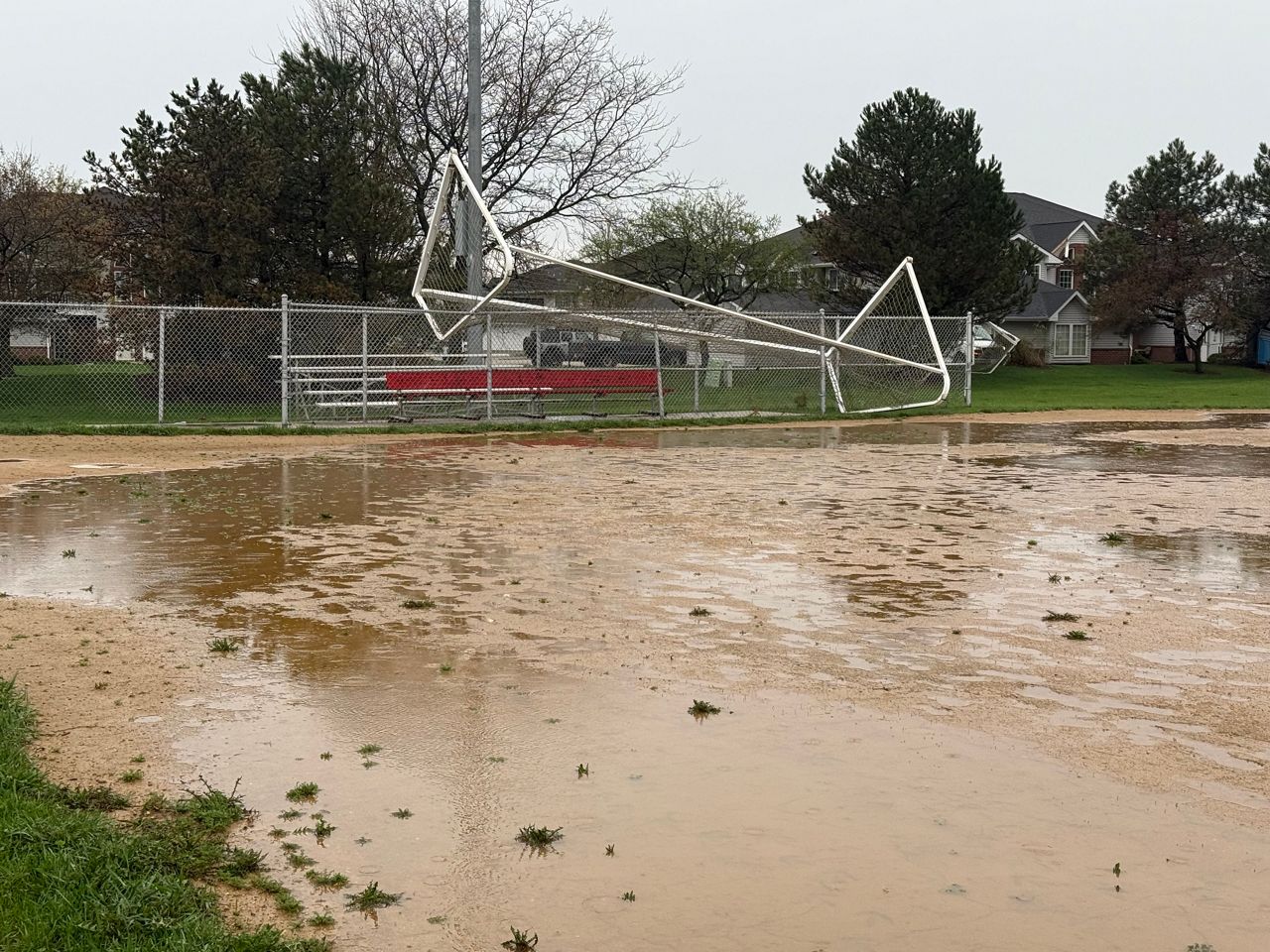 Photos: Tuesday's strong storms produce damage, flooding
