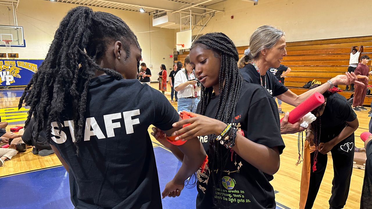 First responders teach students life-saving skills