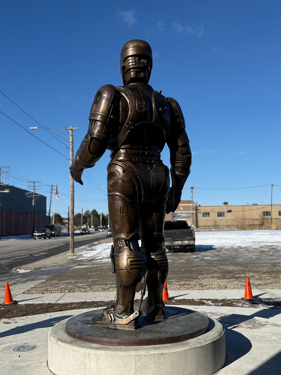 RoboCop statue installed at Detroit’s Eastern Market