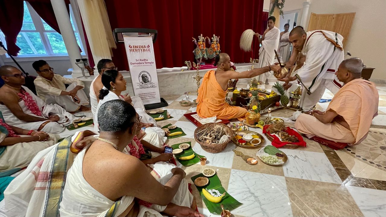 Sri Radha Damodara temple hosts inauguration ceremony