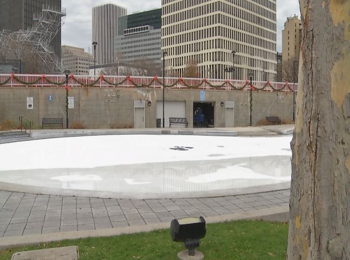 Dr. Martin Luther King, Jr. Memorial Park Ice Rink Opening Day