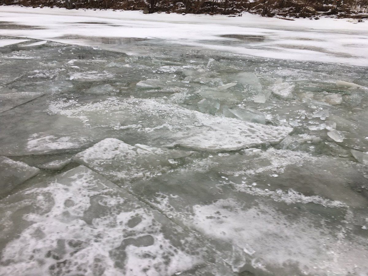 PHOTO GALLERY: Breaking up ice in the Buffalo River