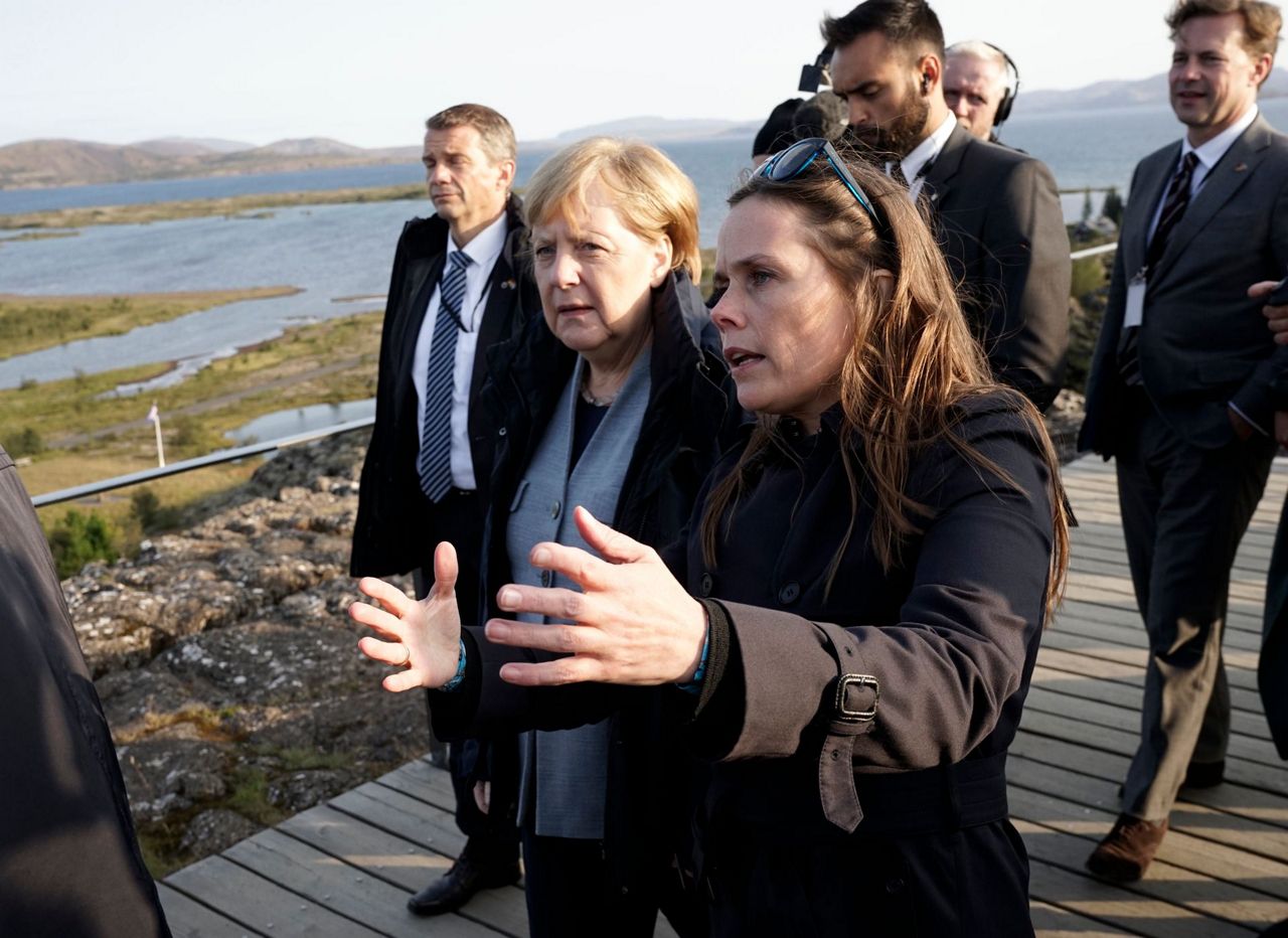 Iceland's leader won't be around to welcome Pence