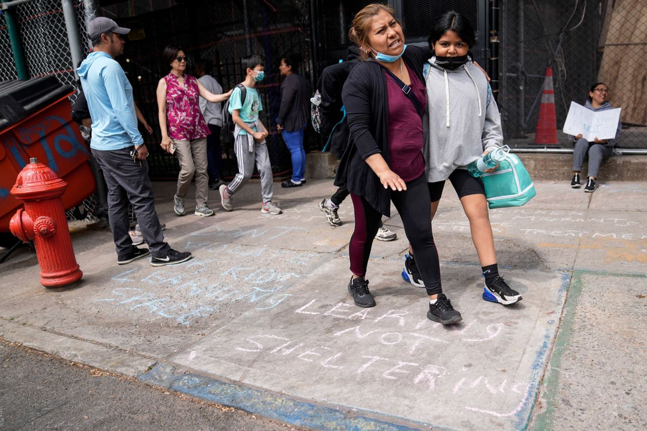 New York City turns to school gyms to house new migrants, prompting uproar