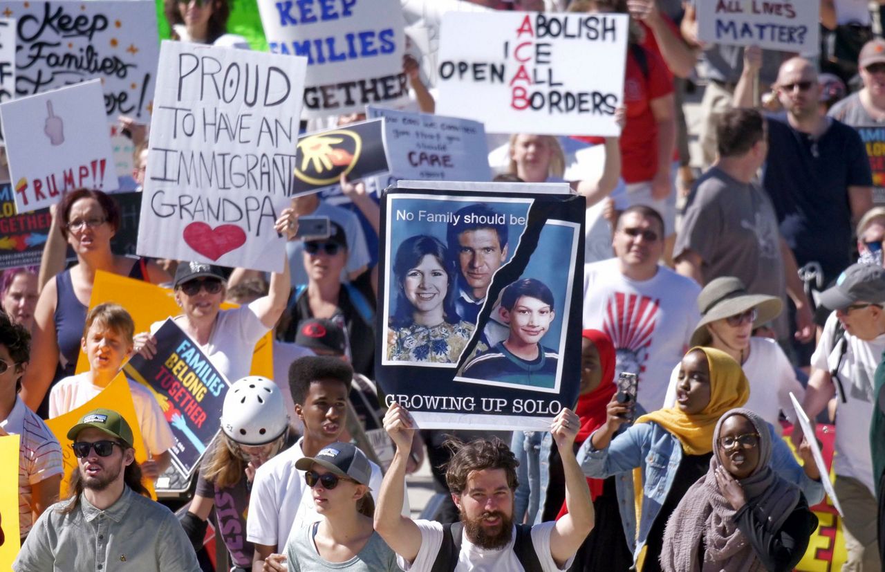 Major cities, tiny towns host immigration policy protests