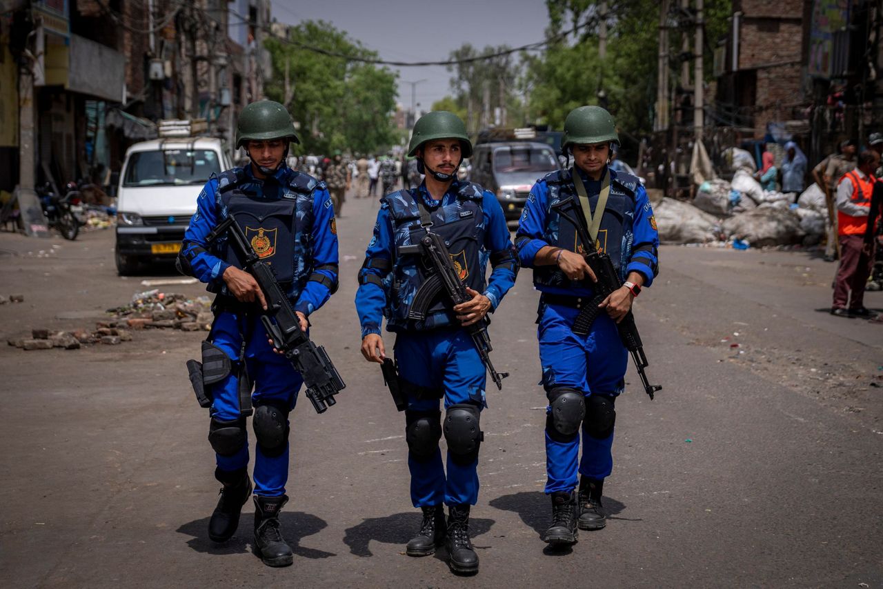 Shops demolished in Indian capital after communal violence