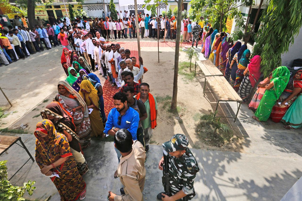 Final round of voting underway in India's marathon elections