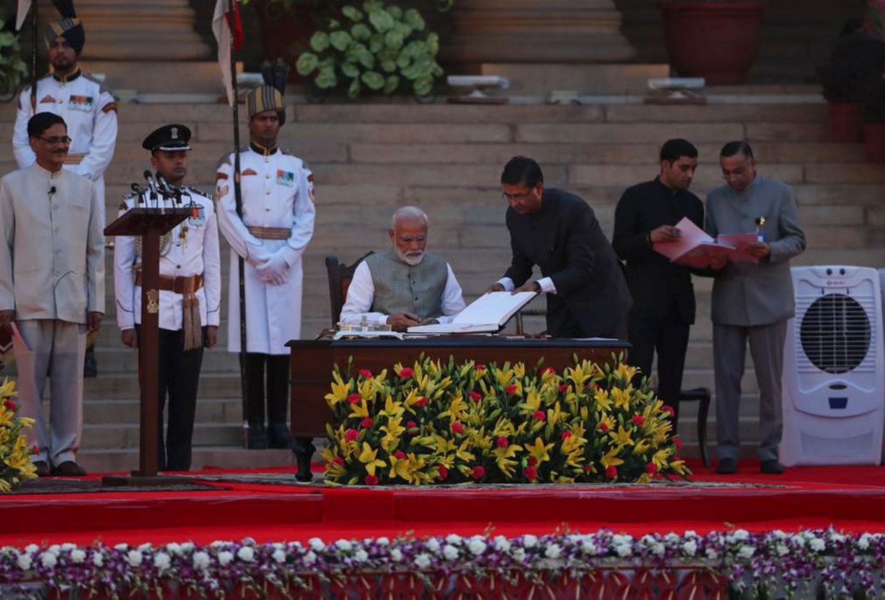Modi sworn in for second term as Indian prime minister