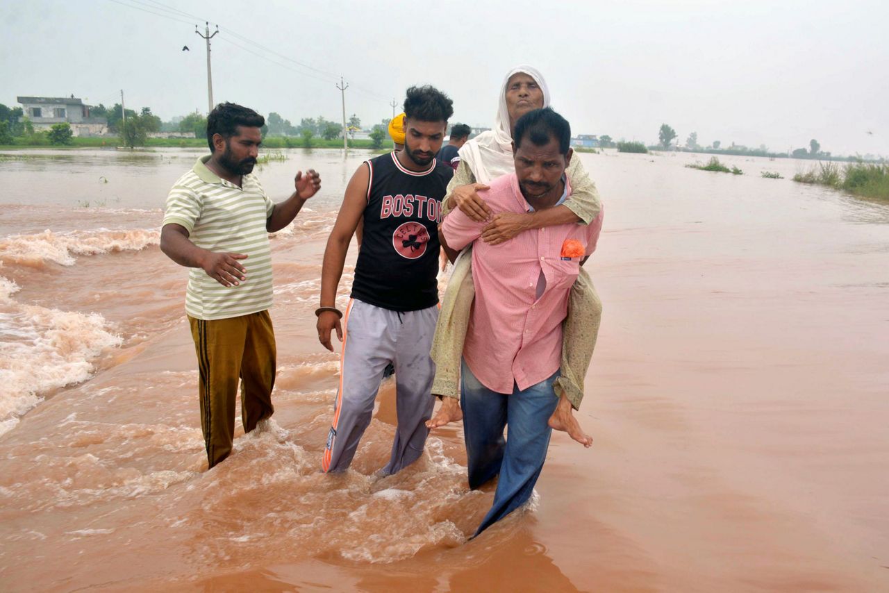 Pakistan uses drones to help rescuers evacuate thousands as floods devastate Punjab