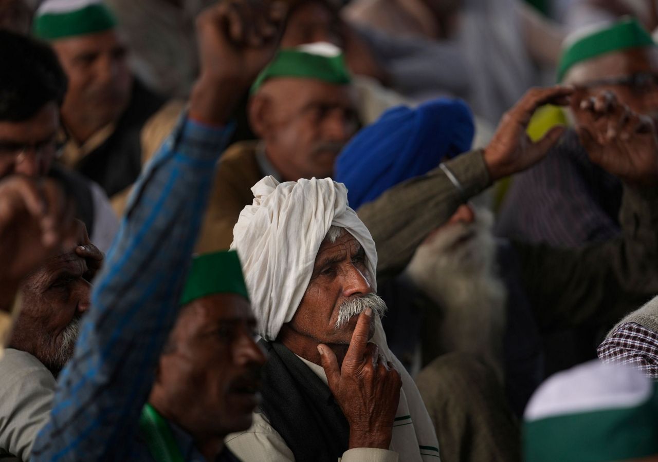 Thousands of Indian farmers celebrate 1 year of key protests
