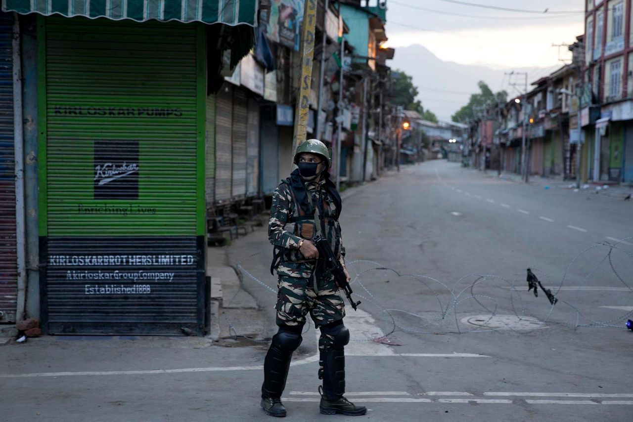 Indian-controlled Kashmir under strict lockdown for 9th day