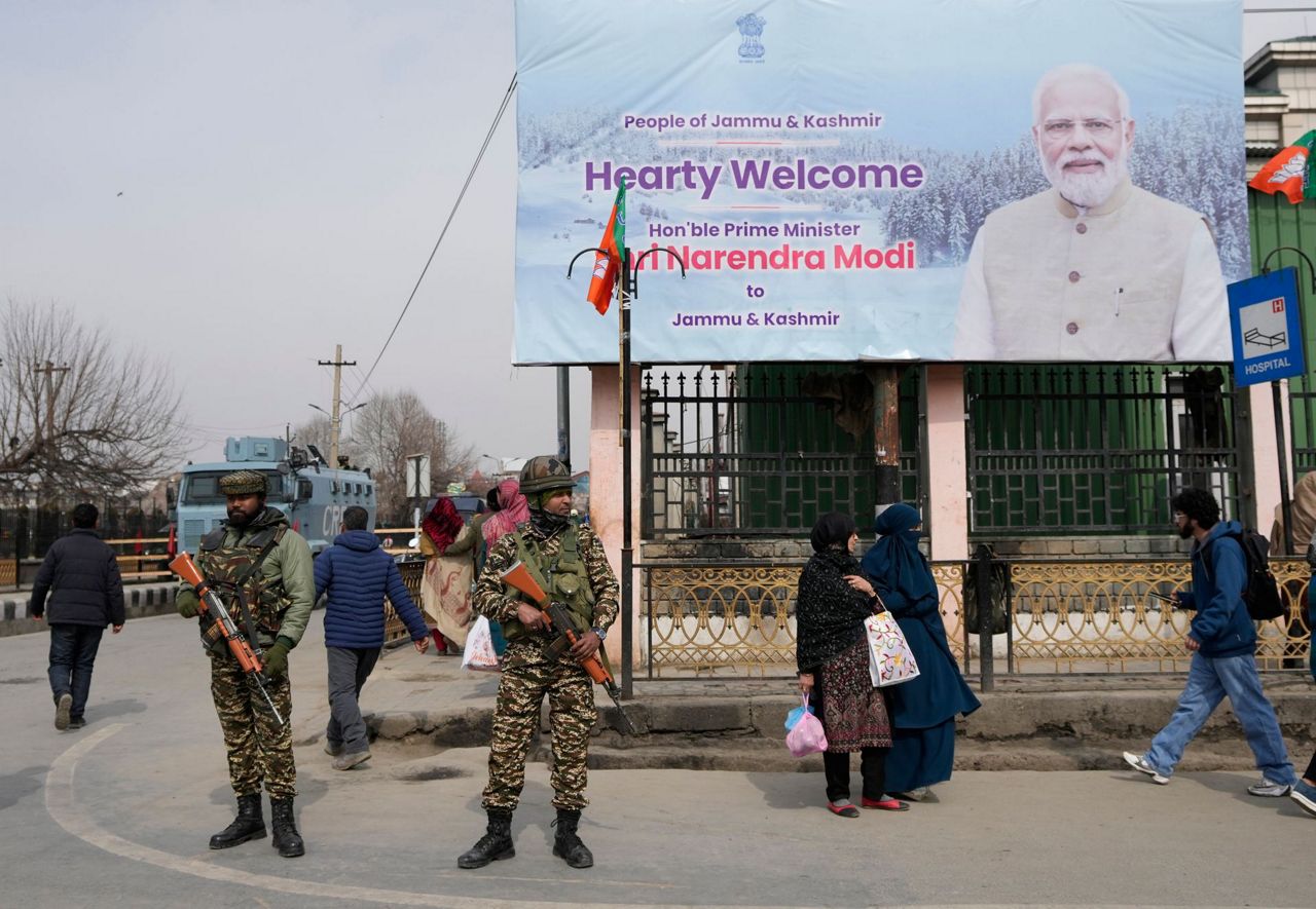 Modi is visiting Kashmir's main city for the first time since revoking ...