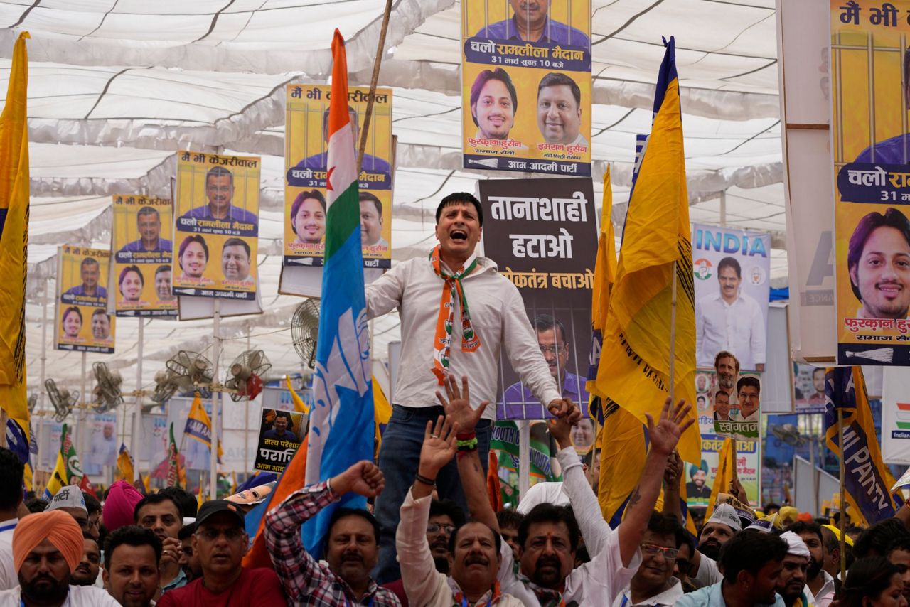 Thousands rally in India's capital as opposition bloc and Prime ...