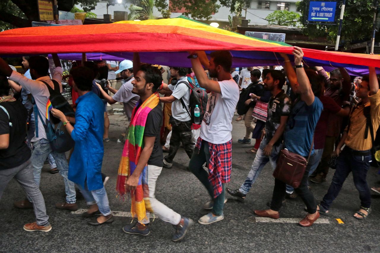 Thousands join gay pride parades around the world