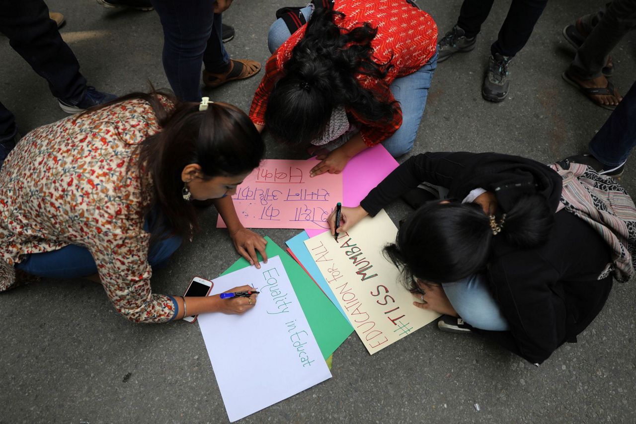 Indian students protest increased housing fees at university