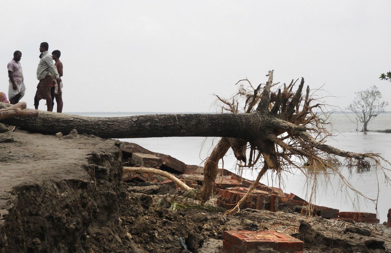 Sundarbans devastated by cyclone, as virus halts migration