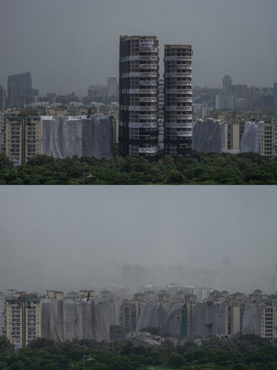 2 high-rise towers in India demolished for violating laws