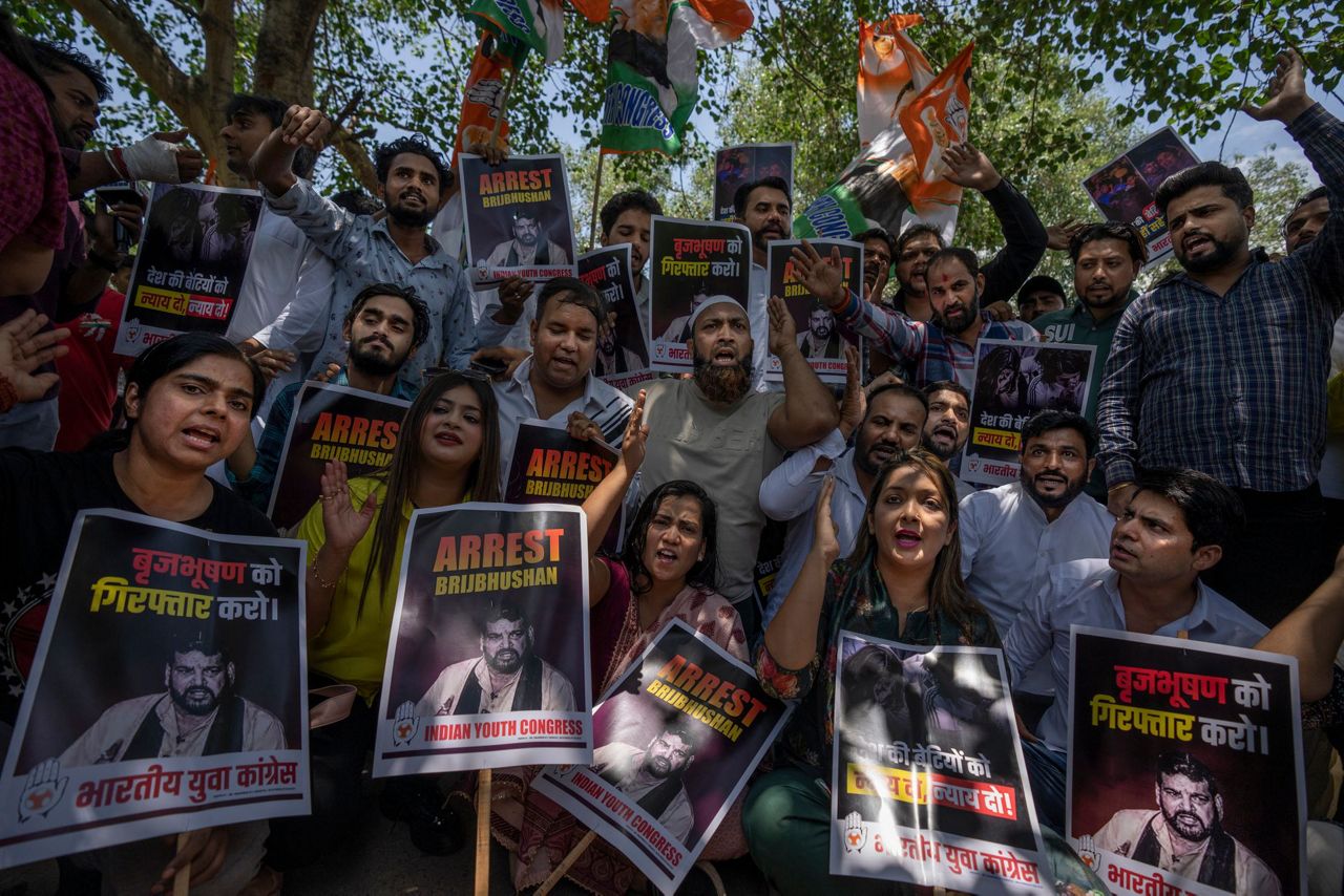 Indian wrestlers demanding arrest of sports official for sexual abuse ...