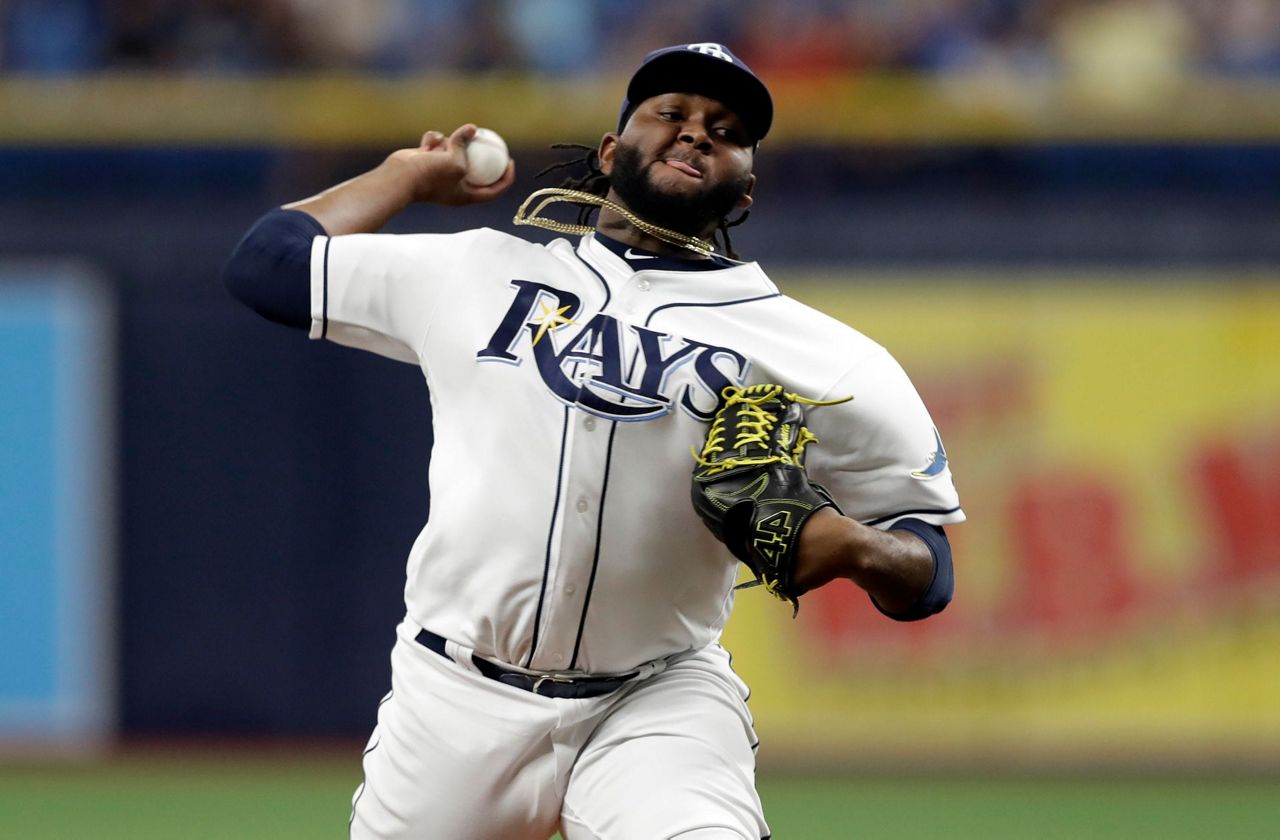 Rays overpower Indians, try for sweep Sunday in key series