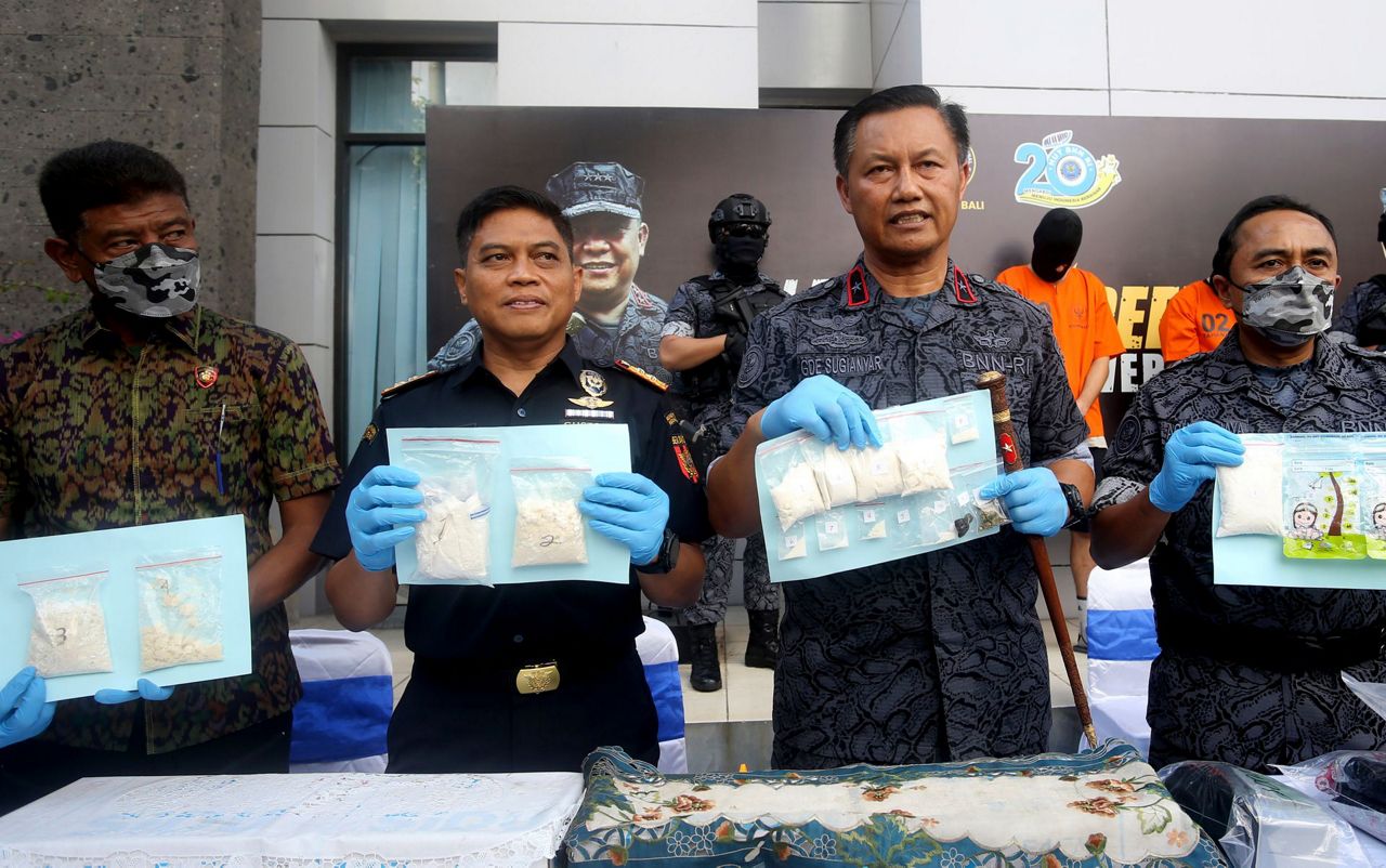 Indonesia arrests 3 foreigners for drug distribution in Bali