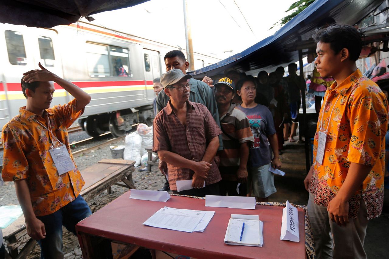 Voting underway in Indonesia presidential elections