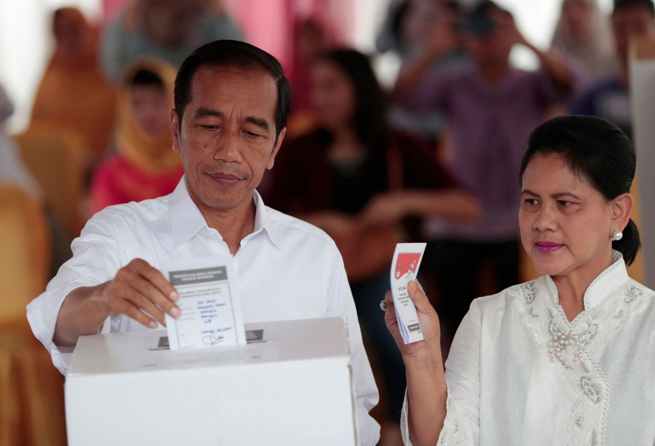 Voting underway in Indonesia presidential elections
