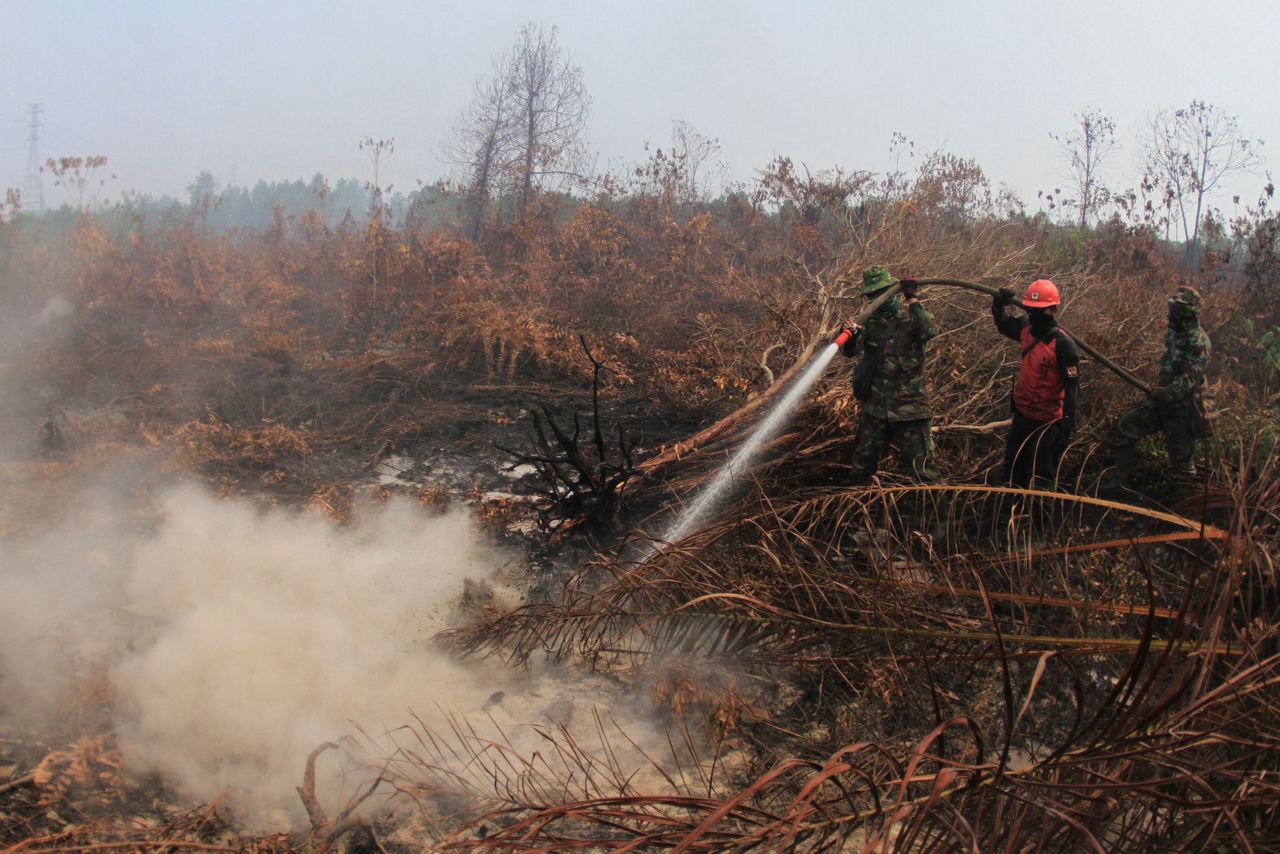 Indonesia sends more people, aircraft to battle forest fires
