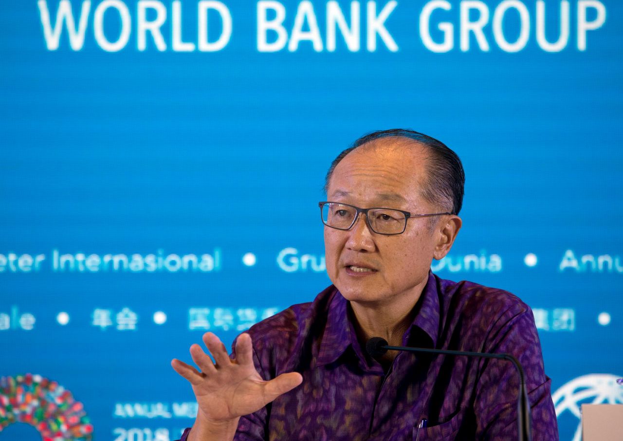 World Bank head says trade tensions could worsen poverty