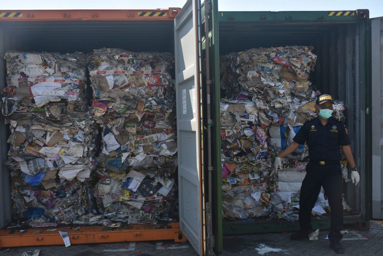 Indonesia returning 57 containers of developed world's waste