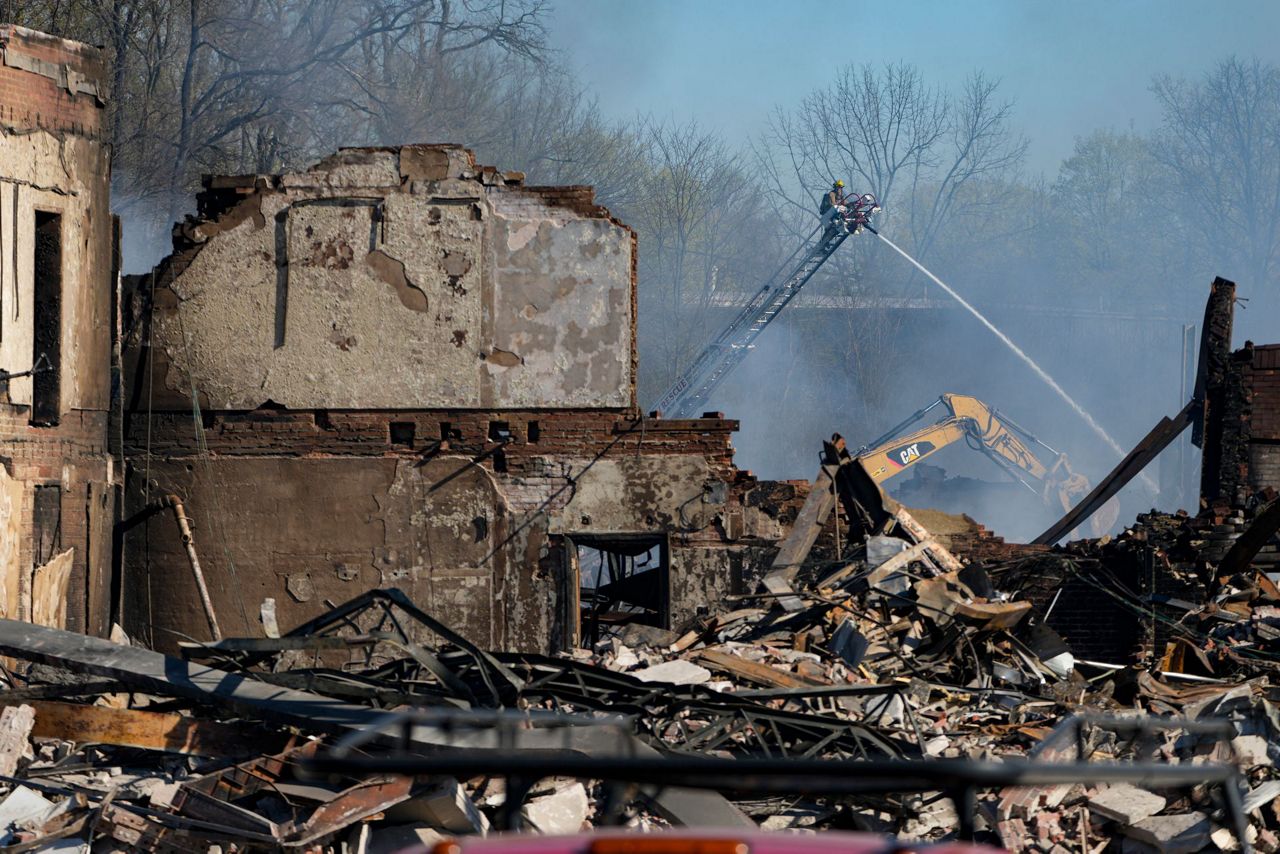 Big Indiana plastics fire is fully extinguished, mayor says