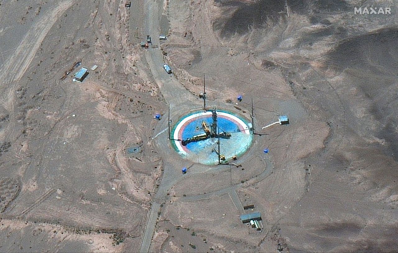 Iran says rocket launch coming after photo shows preparation