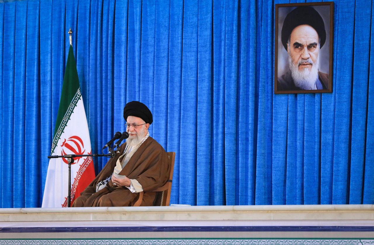 Iran's top leader defends hard-line approach toward West, blames ...