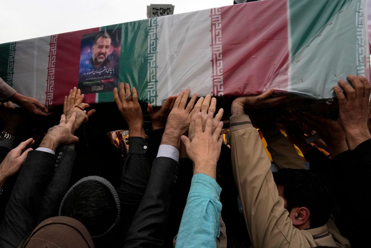 Iran holds funeral for a general who was killed by an alleged Israeli ...